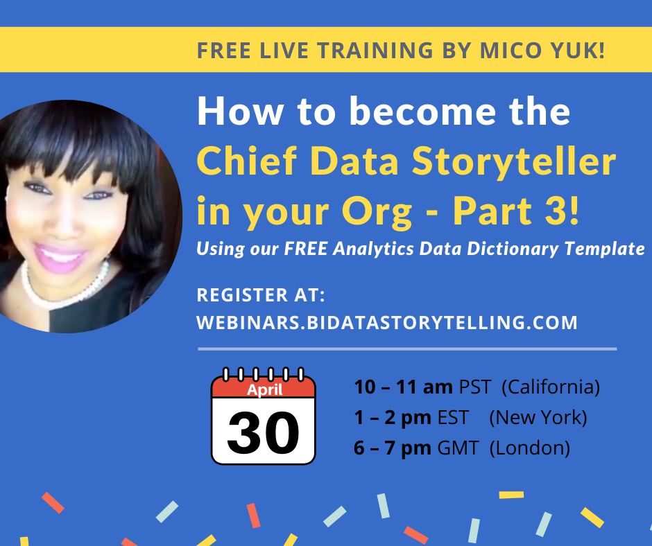 Become the Chief Data Storyteller in your Organization | BI Brainz Webinar Become the Chief Data Storyteller in your Organization | BI Brainz Webinar